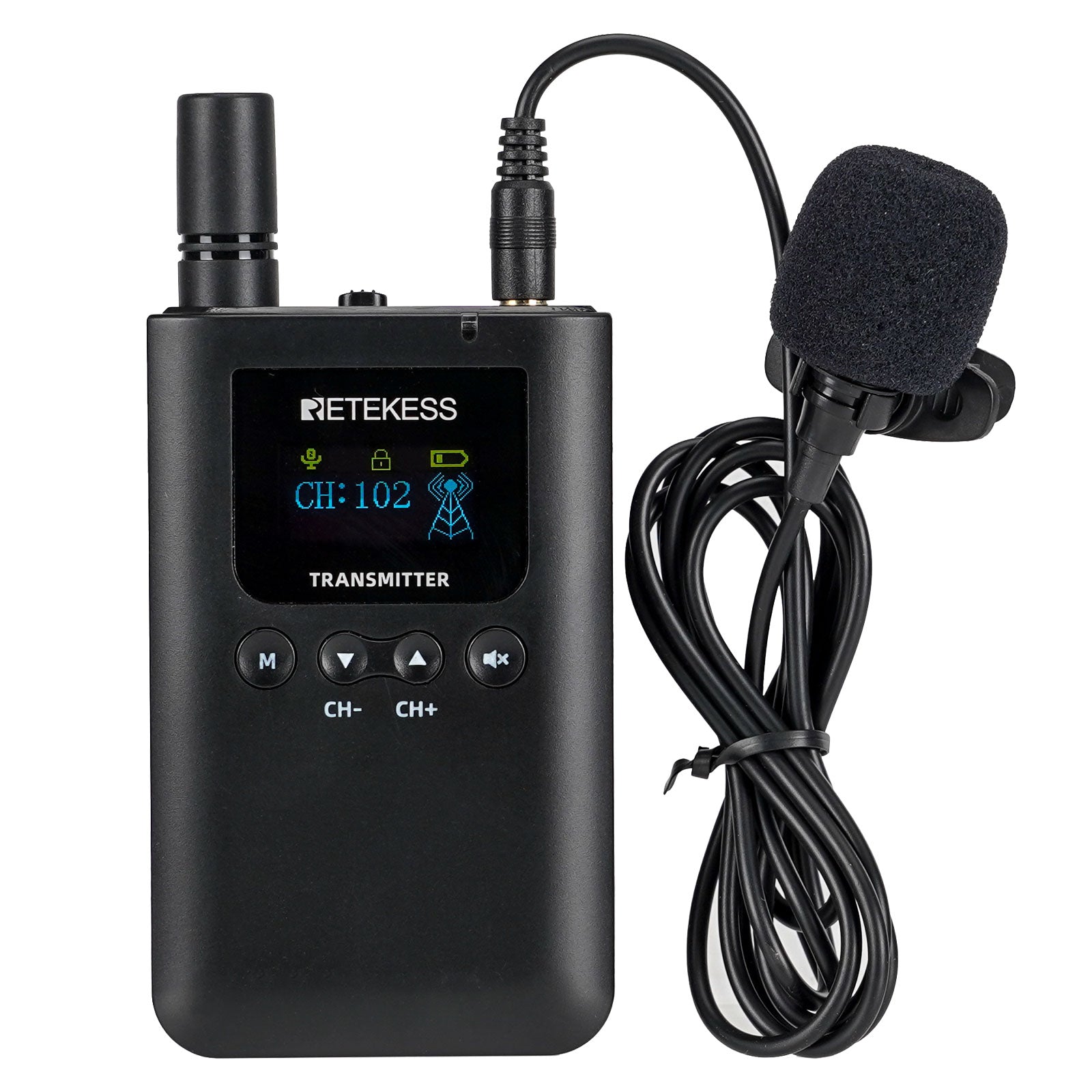 Retekess TT125 ワイヤレスガイドシステム 無線ガイドシステム ツアーガイドシステム D型イヤホン 観光 工場見学 会社説明会 ...